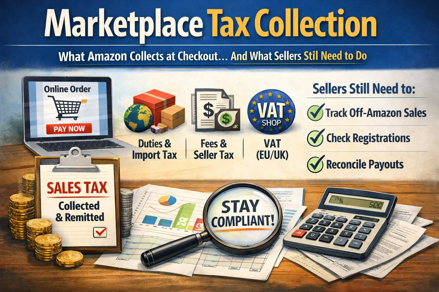 Amazon Marketplace Tax Collection (Facilitator Tax): Seller Guide