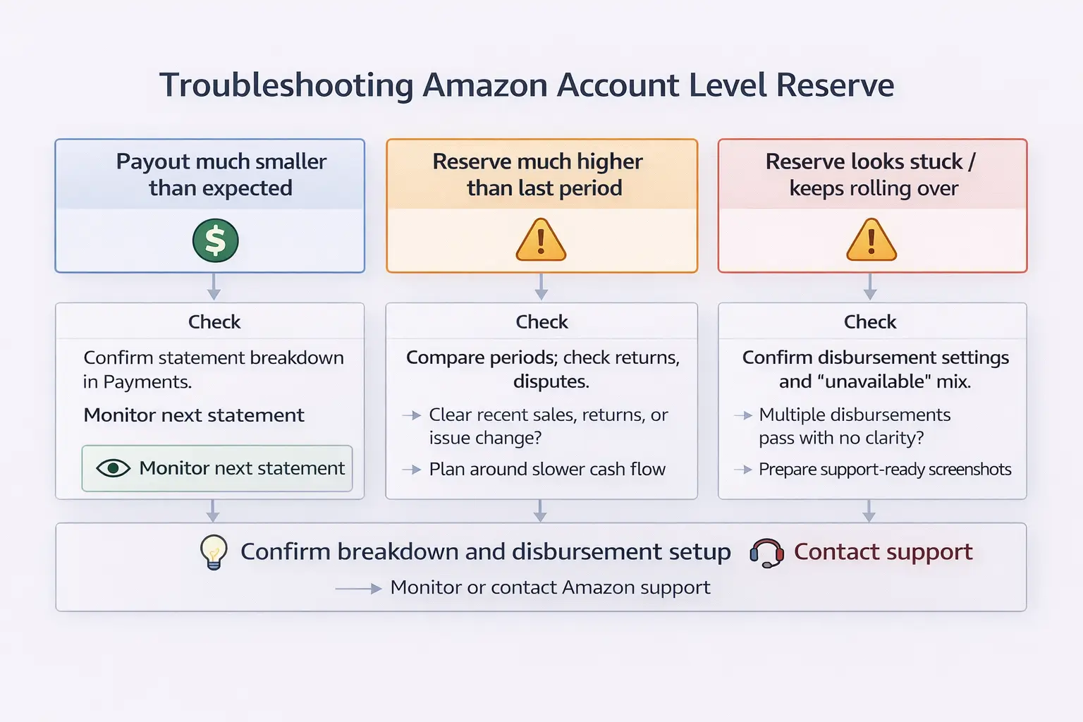 Amazon Account Level Reserve: Meaning, Causes, Release Timing ...