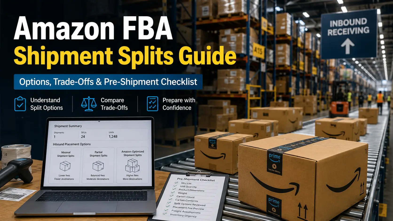 Amazon FBA Shipment Splits Guide: Options and Checklist