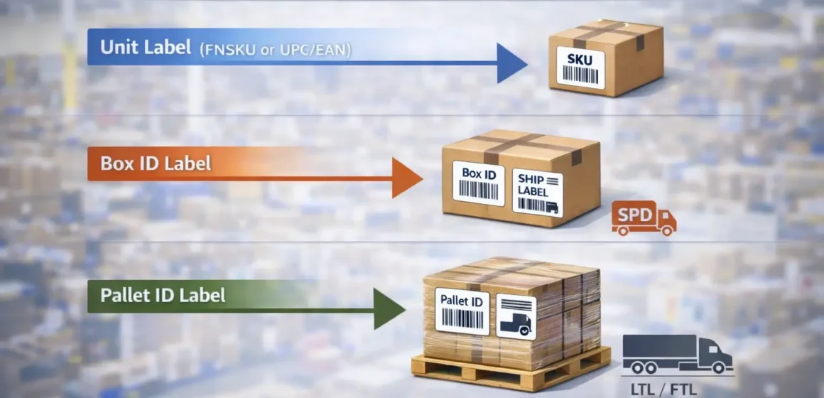 Amazon FBA Shipment Label Requirements: Box & Pallet Labels + FNSKU vs ...